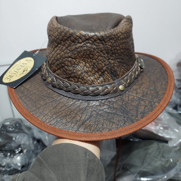 Accessories | Cowboy Hat Leather Handmade Western Hat Farmer Hat Riding ...
